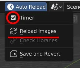 Blender Add-on Auto Reload 自動テクスチャリロード｜purahapi