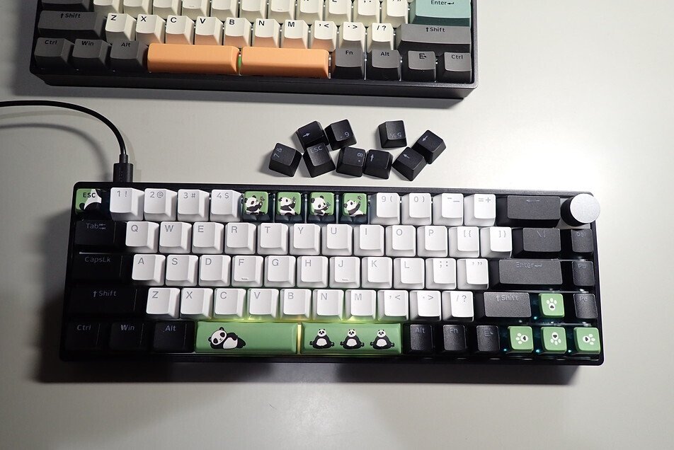 GK68 Q1の親指シフトキーボード化｜JA7RHK