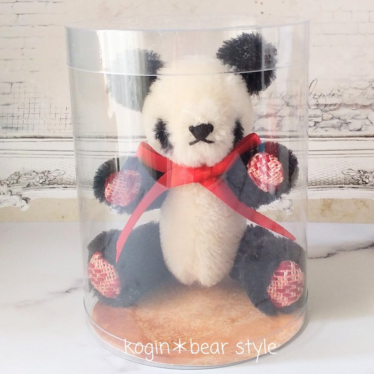 こぎんパンダiichi特集掲載｜こひろ@こぎん刺しのテディベア作家kogin＊bear style