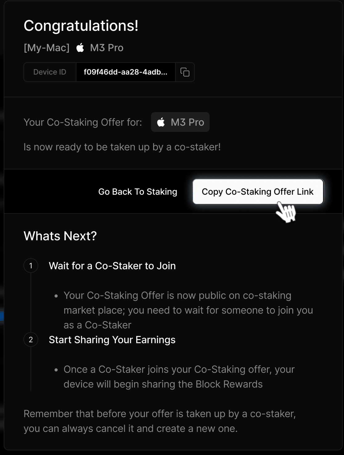 IO.netの共同ステーキングの利用方法｜SOH@Python＆crypto