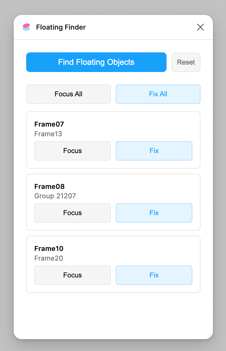 フレームの中に格納されていないオブジェクトを検出・格納するプラグイン「Floating Finder」を公開しました｜やまぐち