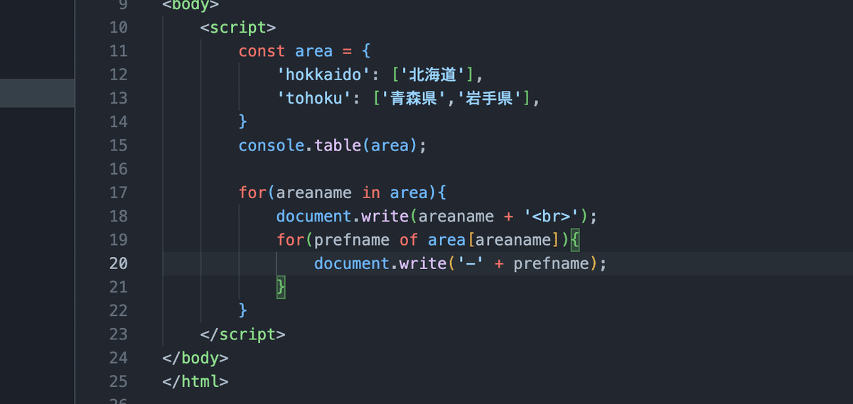 50代からのHTML / CSS / JavaScriptチャレンジ No.165多次元配列｜mitchy