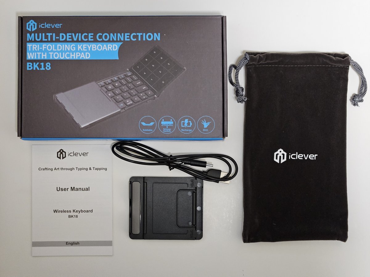 【折りたたみ】iClever BK18を買いました｜神宮カミト