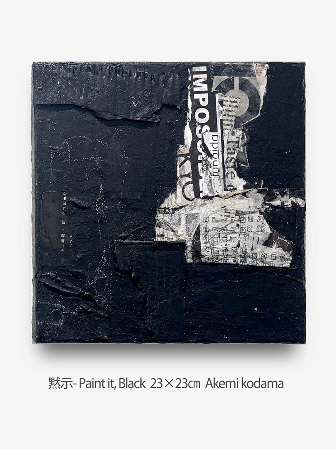 2025抽象作品[テーマ]モノトーン｜Akemi Kodama