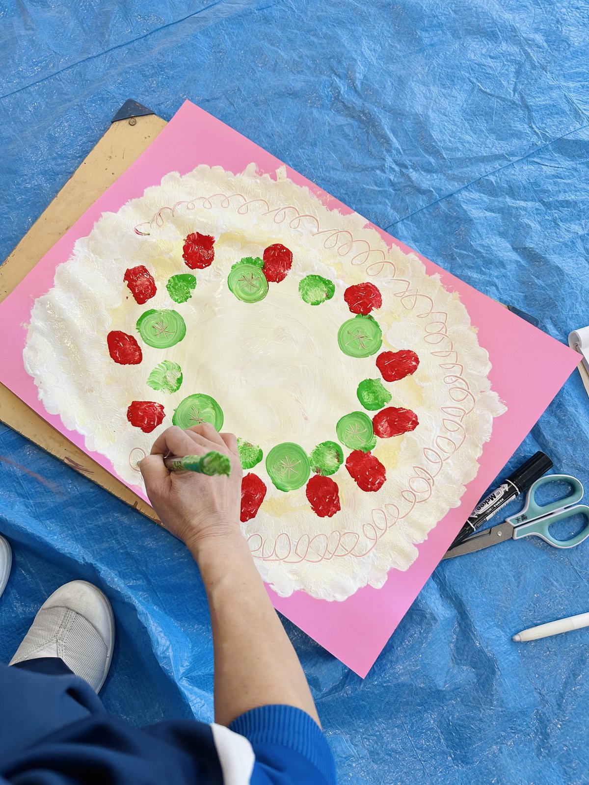 絵画研修・実技基礎編＠こども園・幼稚園｜ogata nozomi