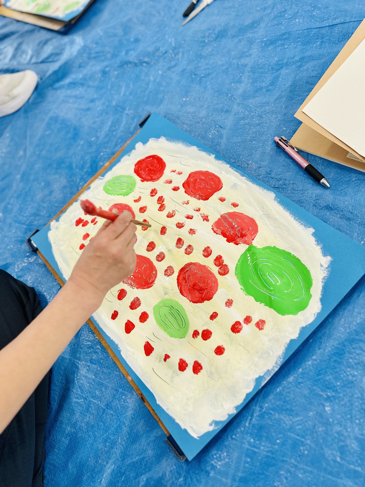 絵画研修・実技基礎編＠こども園・幼稚園｜ogata nozomi