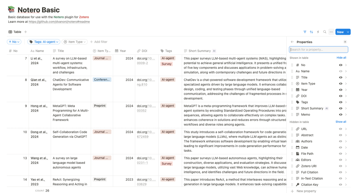 Zotero・Notion・NotebookLMを使った論文理解と管理方法｜Hirofumi Tanahashi