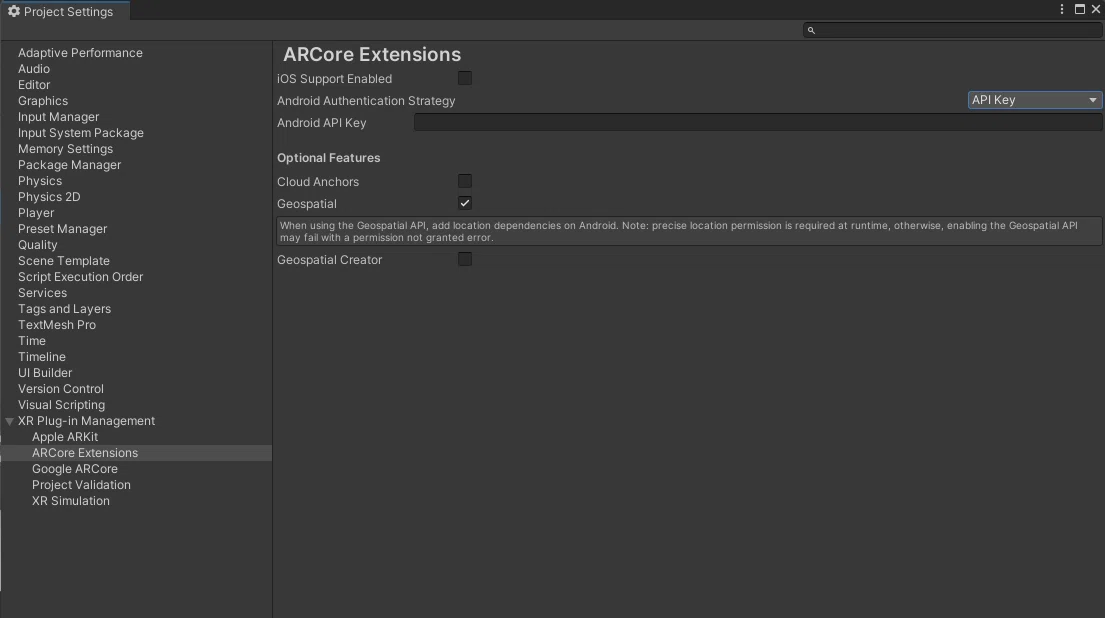 UnityでGeospatial Creatorをつかってみる｜oshimu