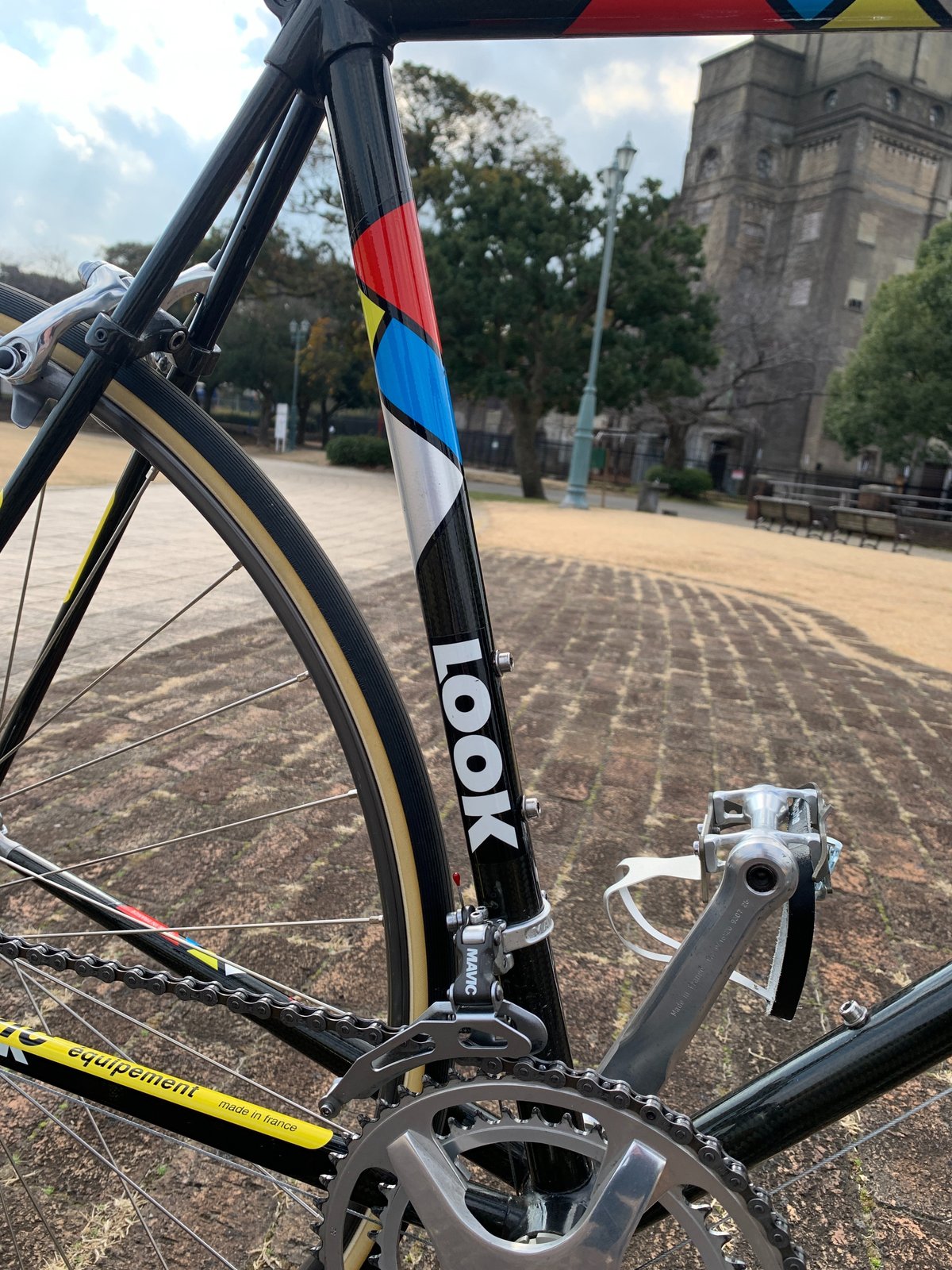 愛車紹介8 LOOK KG96 TEAM REPLICA＋MAVICコンポーネント群 ｜vogue-rider