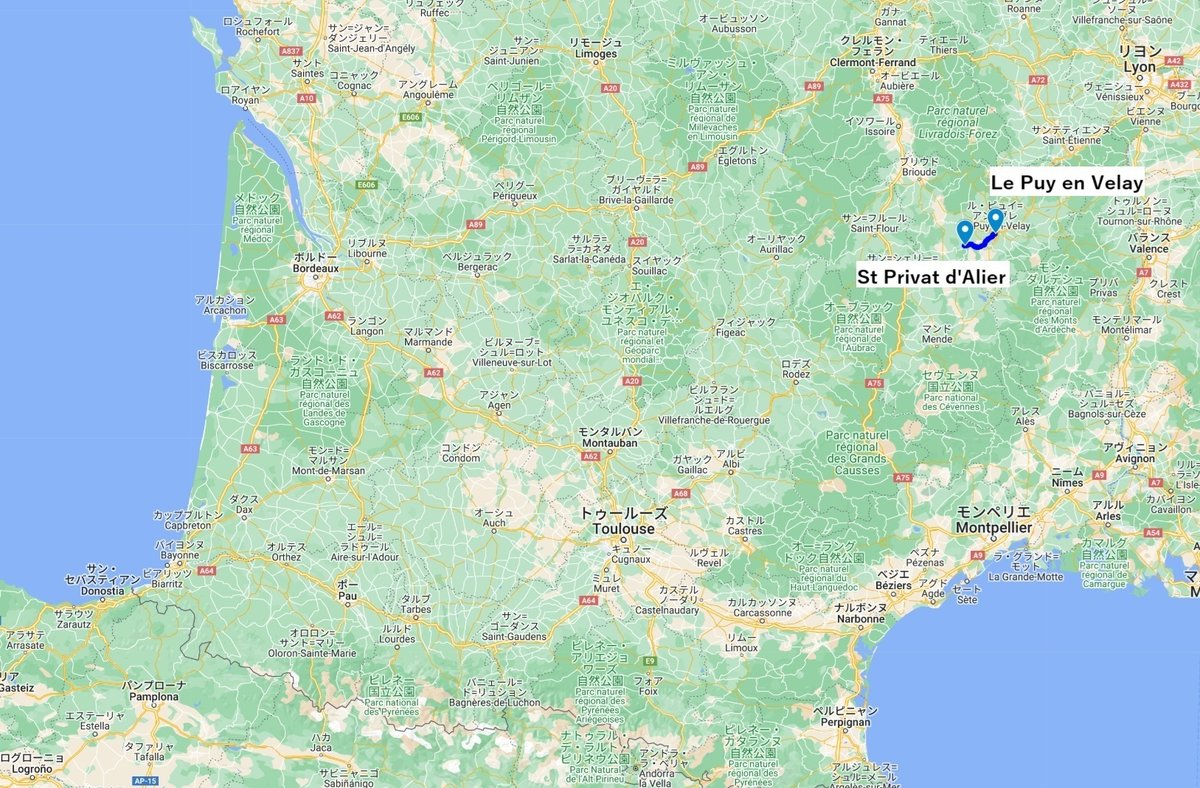 フランス巡礼 ルピュイの道 Chemin de Le Puy1日目 Le Puy-en-Velay → St Privat d'Alier｜旅 ...