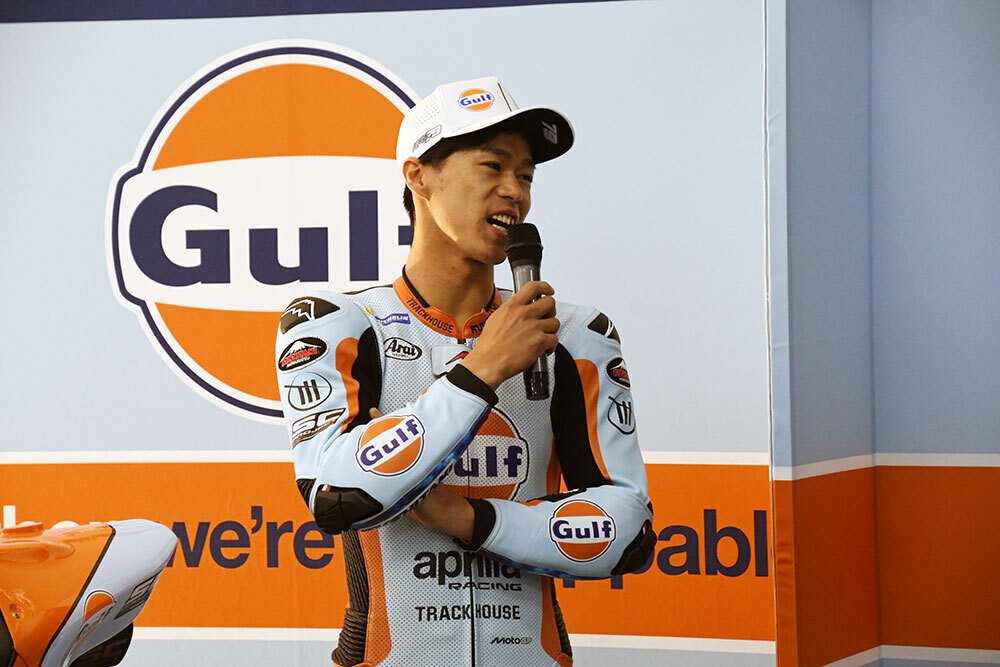 ギャラリー＆ノート：MotoGP開幕戦タイGP｜トラックハウス小椋藍、スペシャルカラーのレーシングスーツとアプリリアRS-GP紹介｜伊藤英里_Eri Ito