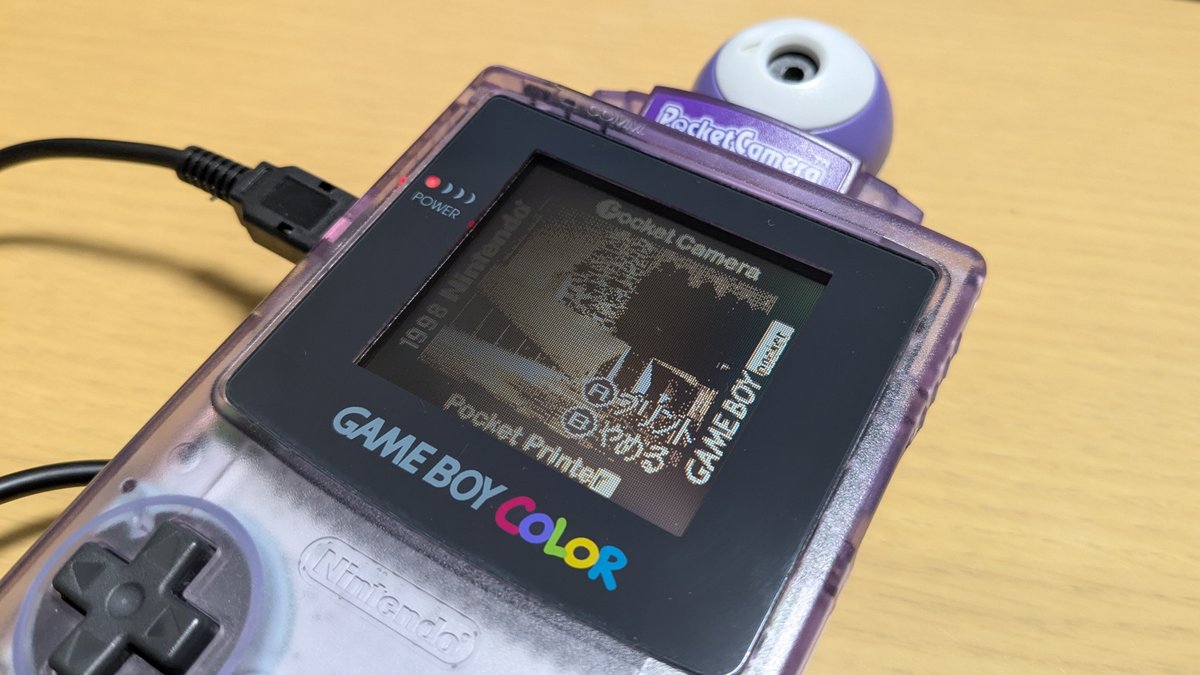 GAME BOY Pocket Cameraを持って外に出よう！（撮影からデータの保存まで）｜mashida