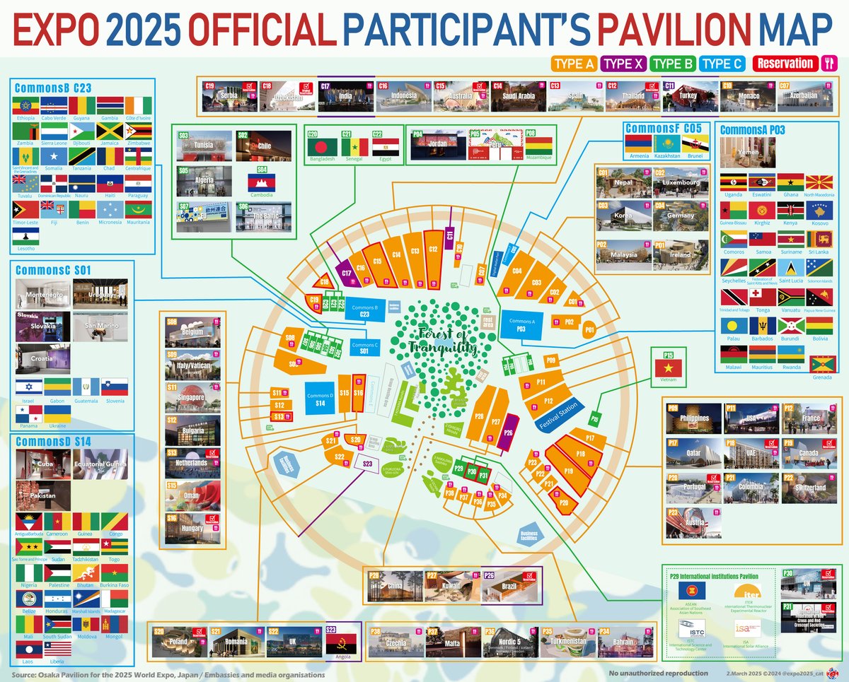 Official Participants’ Pavilion MAP｜ EXPO_CAT