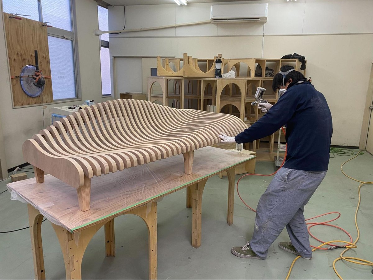 尾道の風景と調和するベンチ ー デジファブでつくる「うねり」｜VUILD株式会社