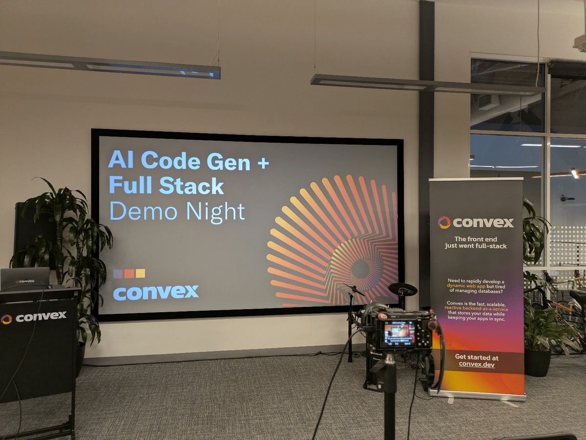 AI Code Gen + Full Stack Demo Night @Convexに参加してきました｜seigot