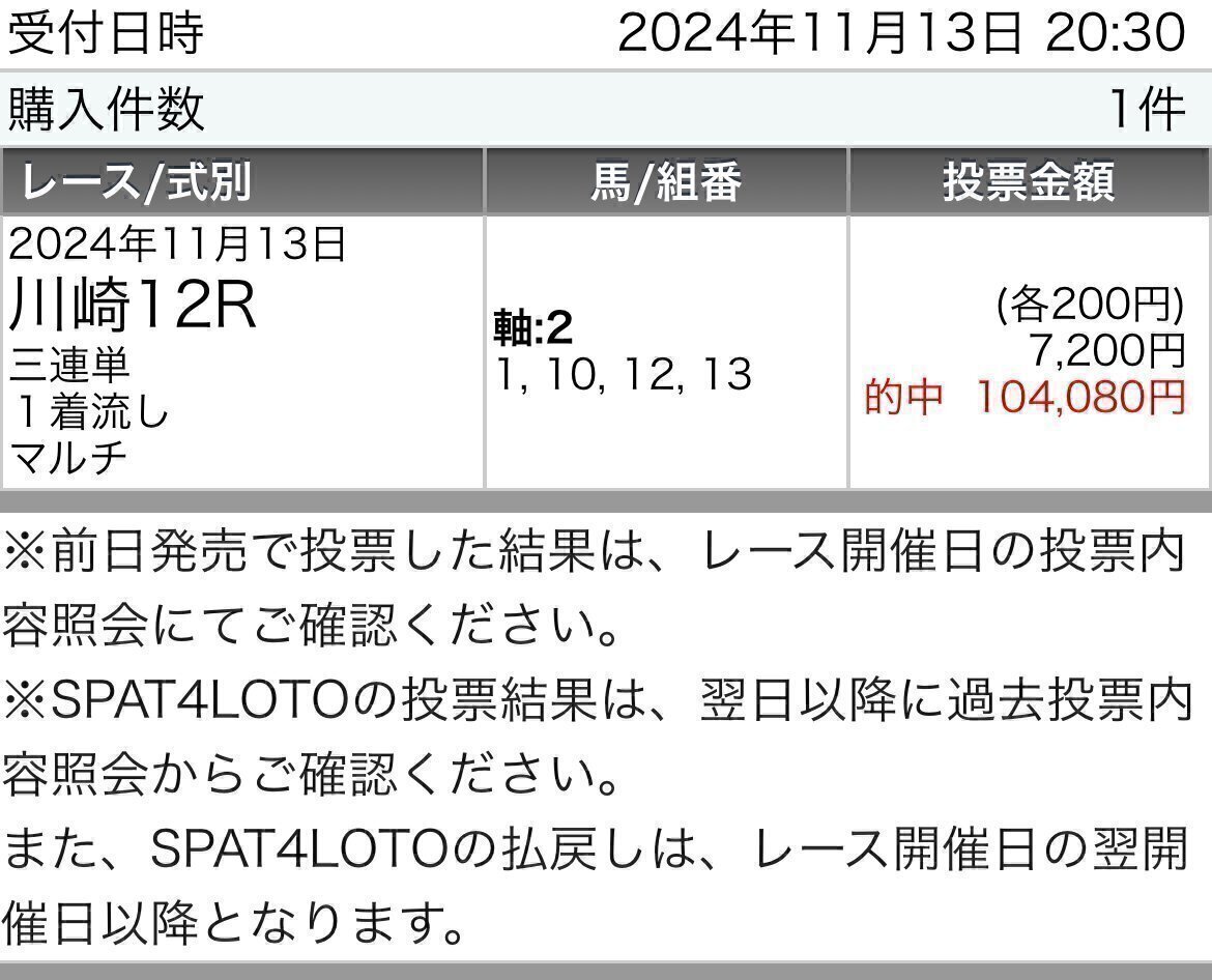 3/6 川崎11R【SS】※再販売｜的中さん【的中率特化型競馬予想AI】
