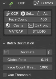 Blender_Ocp "One Click Proxy" - Speeds Up The Viewport｜TOX