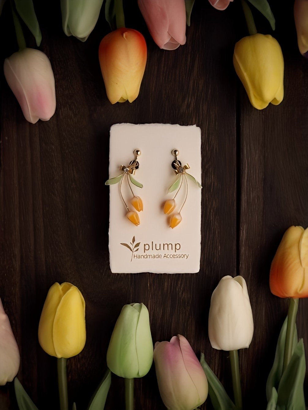 チューリップの撮影｜plump（ワイヤー作家）