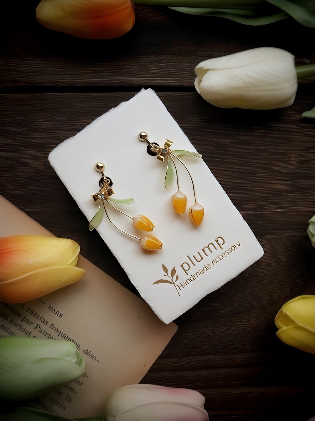 チューリップの撮影｜plump（ワイヤー作家）