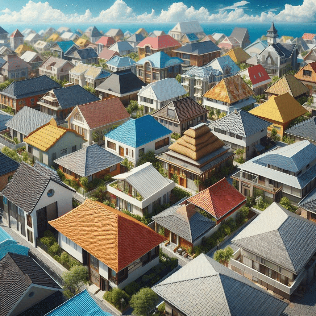 ランダム「屋根」画像生成｜自称AI3DCG研究者