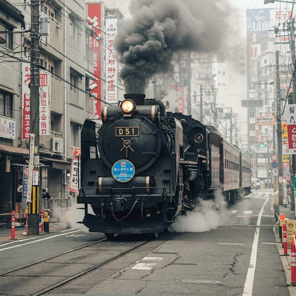 D51 蒸気機関車（オリジナル） フリー写真、フリー素材：お土産屋 雑貨 沖縄県南城市 愛が届ける｜沖縄 お土産屋 雑貨屋 南城市