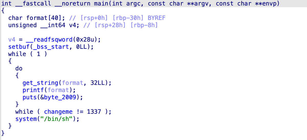 64bit Format String Bug｜realdonghyeon
