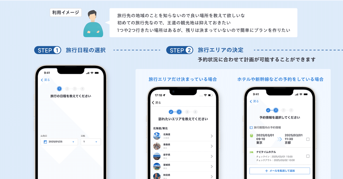 ナビタイムジャパンの経路探索技術×AI 『NAVITIME Travel』に、より簡単に計画できる新たな旅行プランニング機能が登場しました｜NAVITIME_Tech