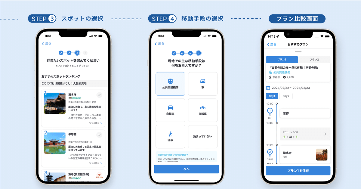 ナビタイムジャパンの経路探索技術×AI 『NAVITIME Travel』に、より簡単に計画できる新たな旅行プランニング機能が登場しました｜NAVITIME_Tech