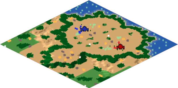 【AOE2DE】The Garrison・マップ紹介｜uorijemat