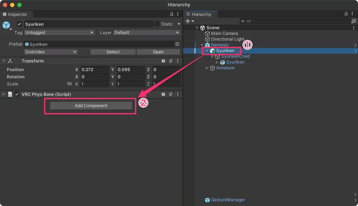 Physbone×MAでアイテムを掴めてかつ追従させる｜ゆるど