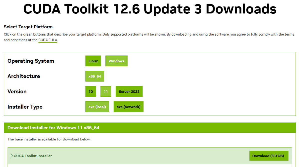 CUDA12.6 再び｜OyaG