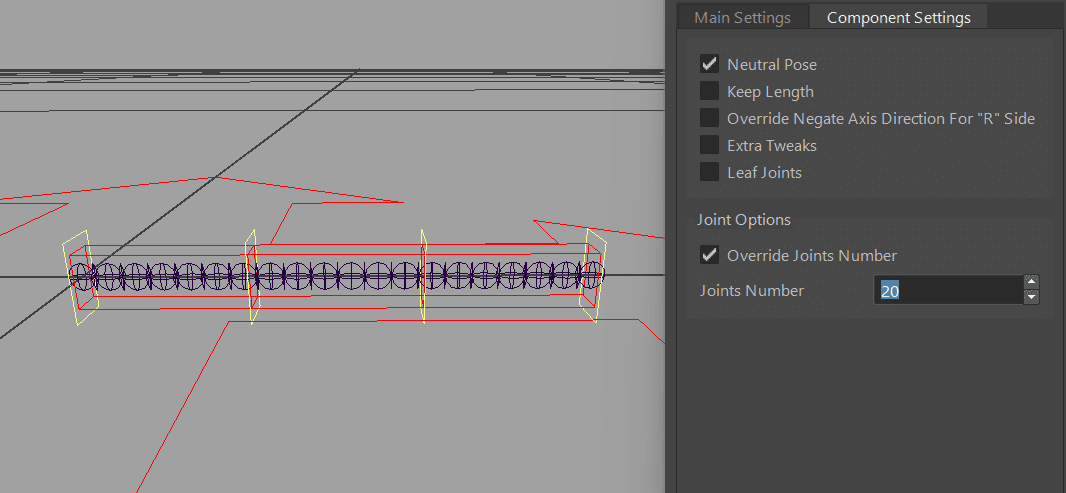 【mGear】Chain,Spline系の比較【私的備忘録】｜ 🟥🟧🟨⬜ 🦆🦌