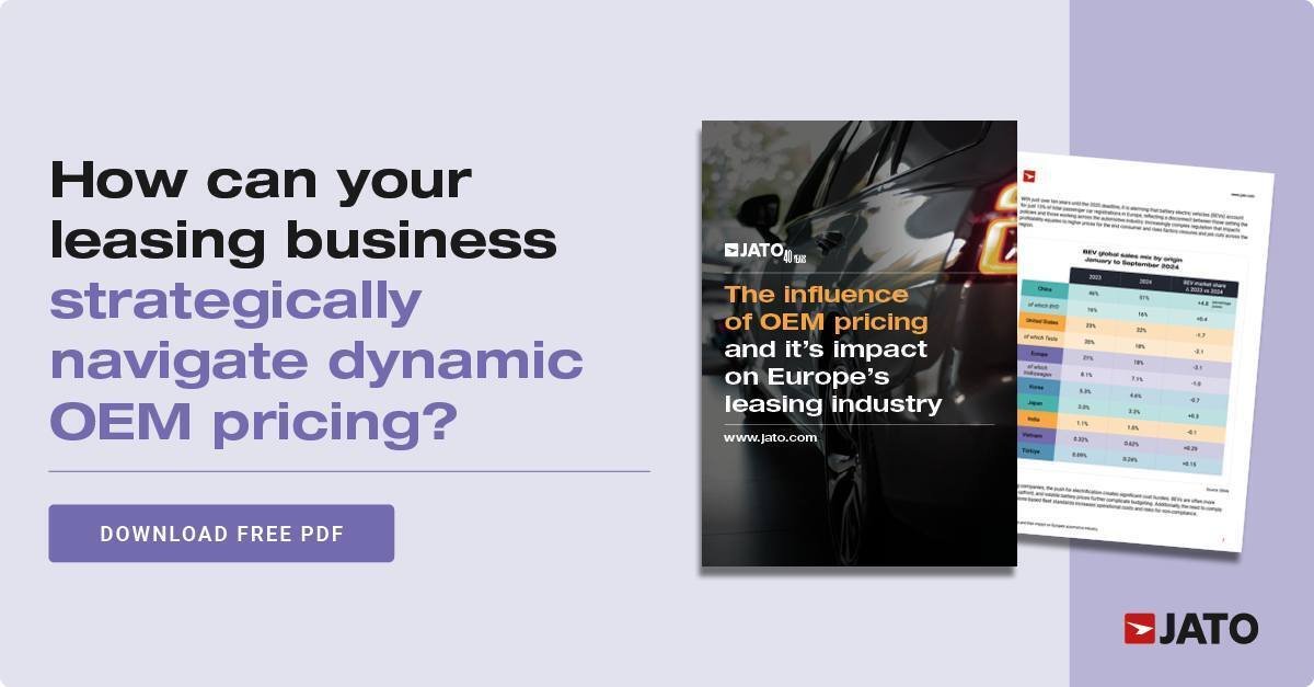 The influence of OEM pricing and it's impact on Europe's leasing ...