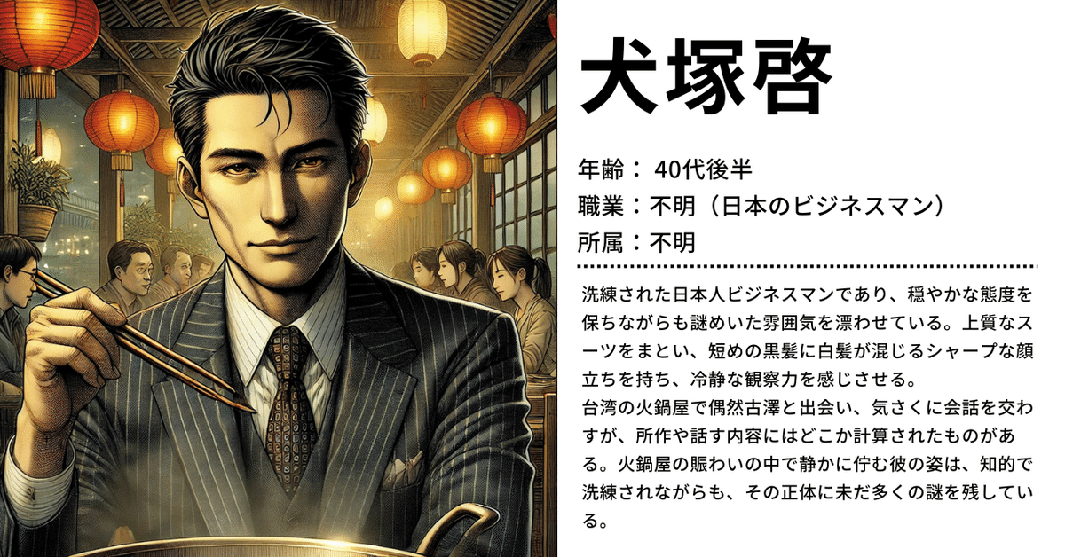 【予告第二弾】「人物月旦」小説化🖋Code：Mn-137人物相関図｜🔔Bell note