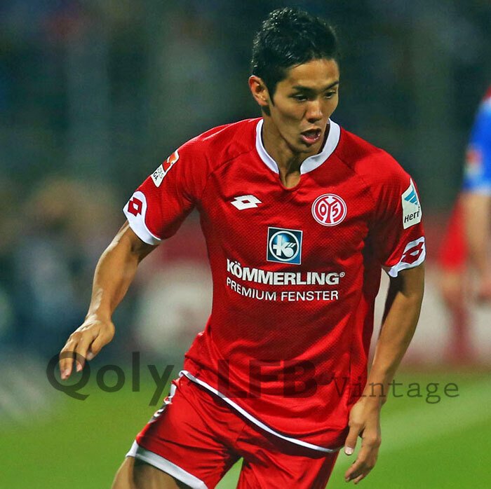 武藤嘉紀、欧州移籍1年目で大活躍！マインツ 2015-16シーズンのユニフォーム｜サッカーユニフォーム情報 | Qoly LFB Vintage