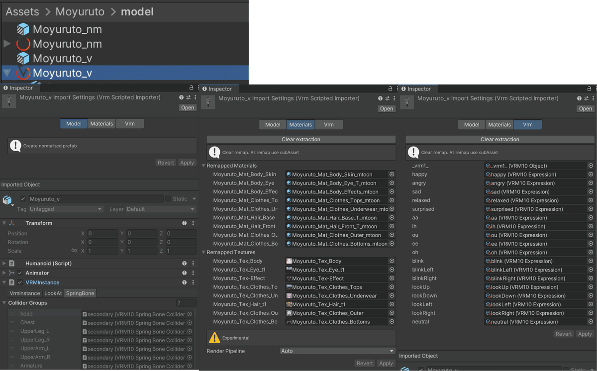 VRChatからClusterのVRM1.0対応について（第4回 VRMの基本項目とExpression）｜たもん(tamon)