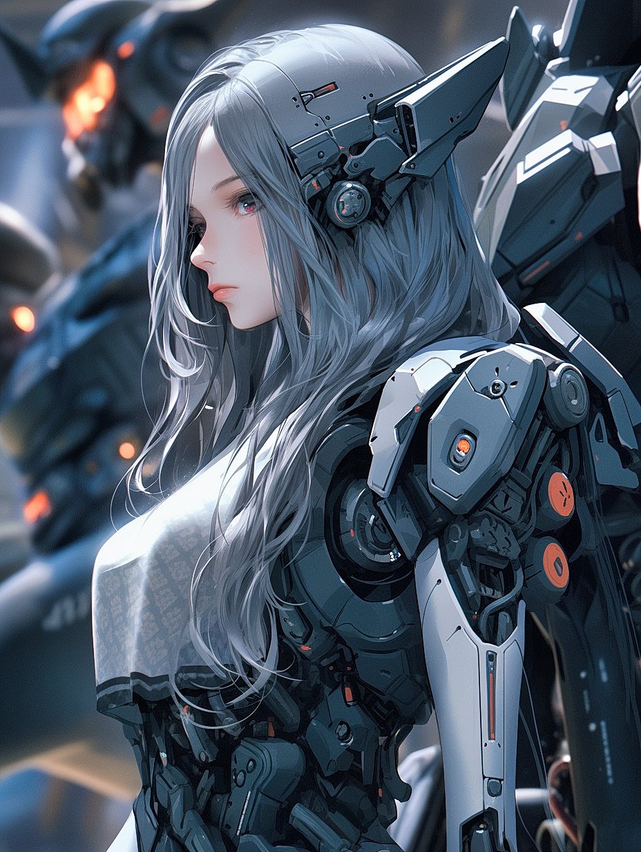 今週のAIイラスト・ギャラリー No.006 ～アニメ顔とメカ二カル～｜53GAMER