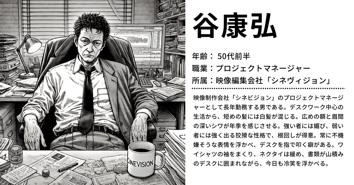 【予告第二弾】「人物月旦」小説化🖋Code：Mn-137人物相関図｜🔔Bell note