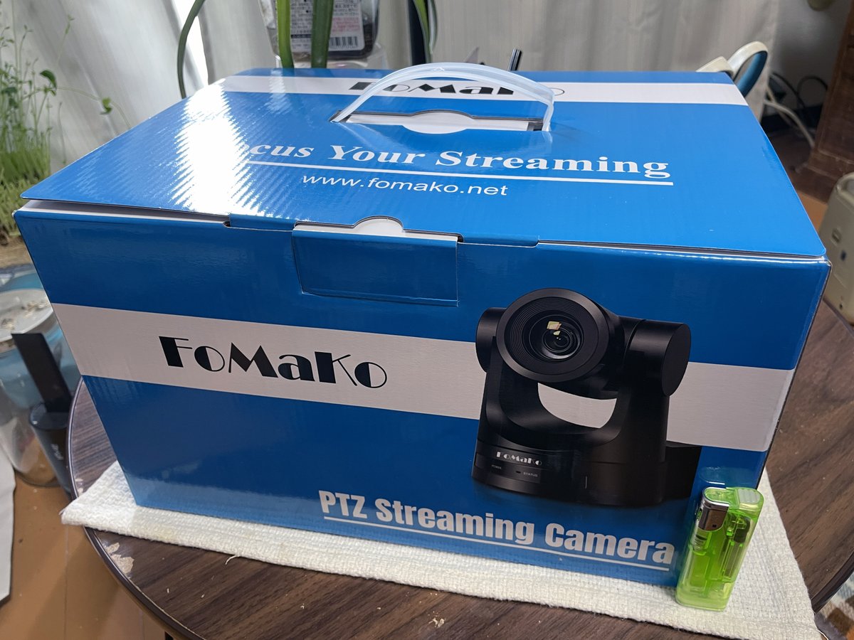 PTZカメラ (FMK30SDI Pro) 、到着｜bagapo