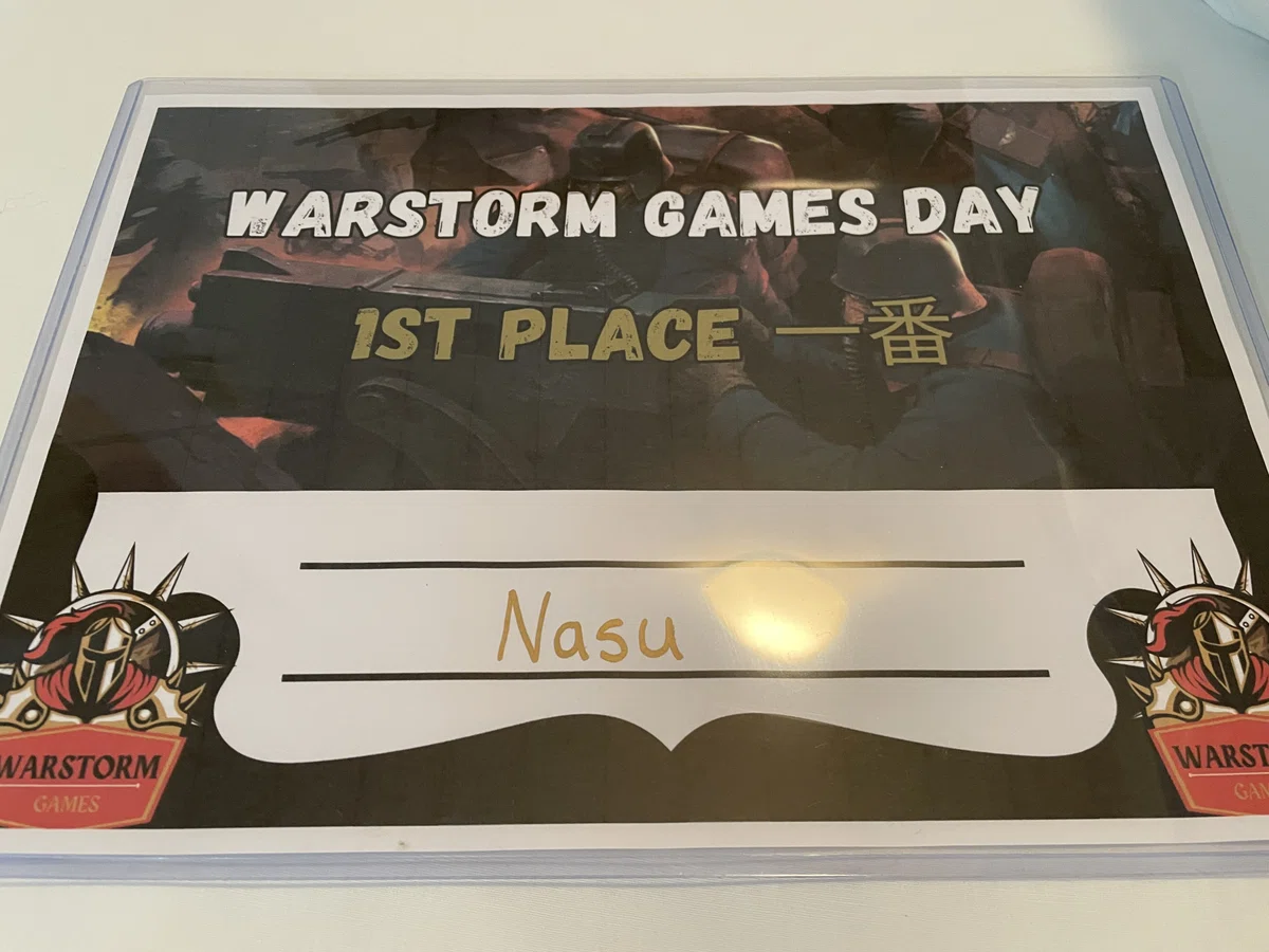 第一回 Warstorm Games主催 40k トーナメント (2025/03/23)｜mooning-nasu