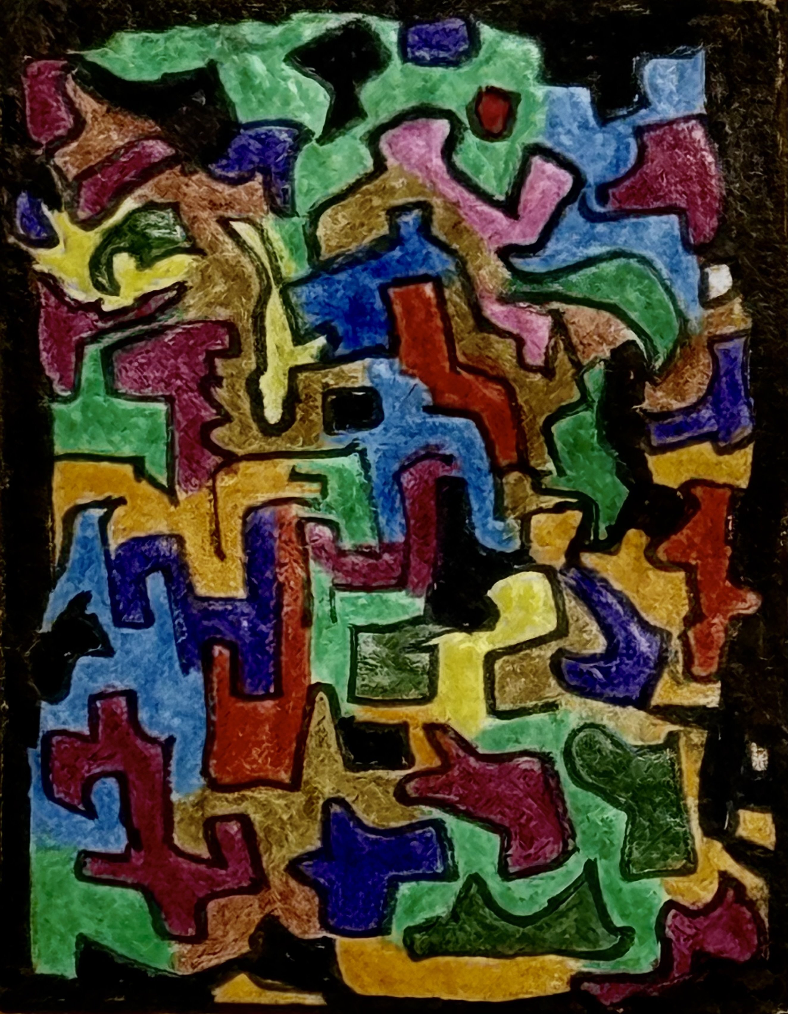 手描き抽象画3点｜K_Kameno