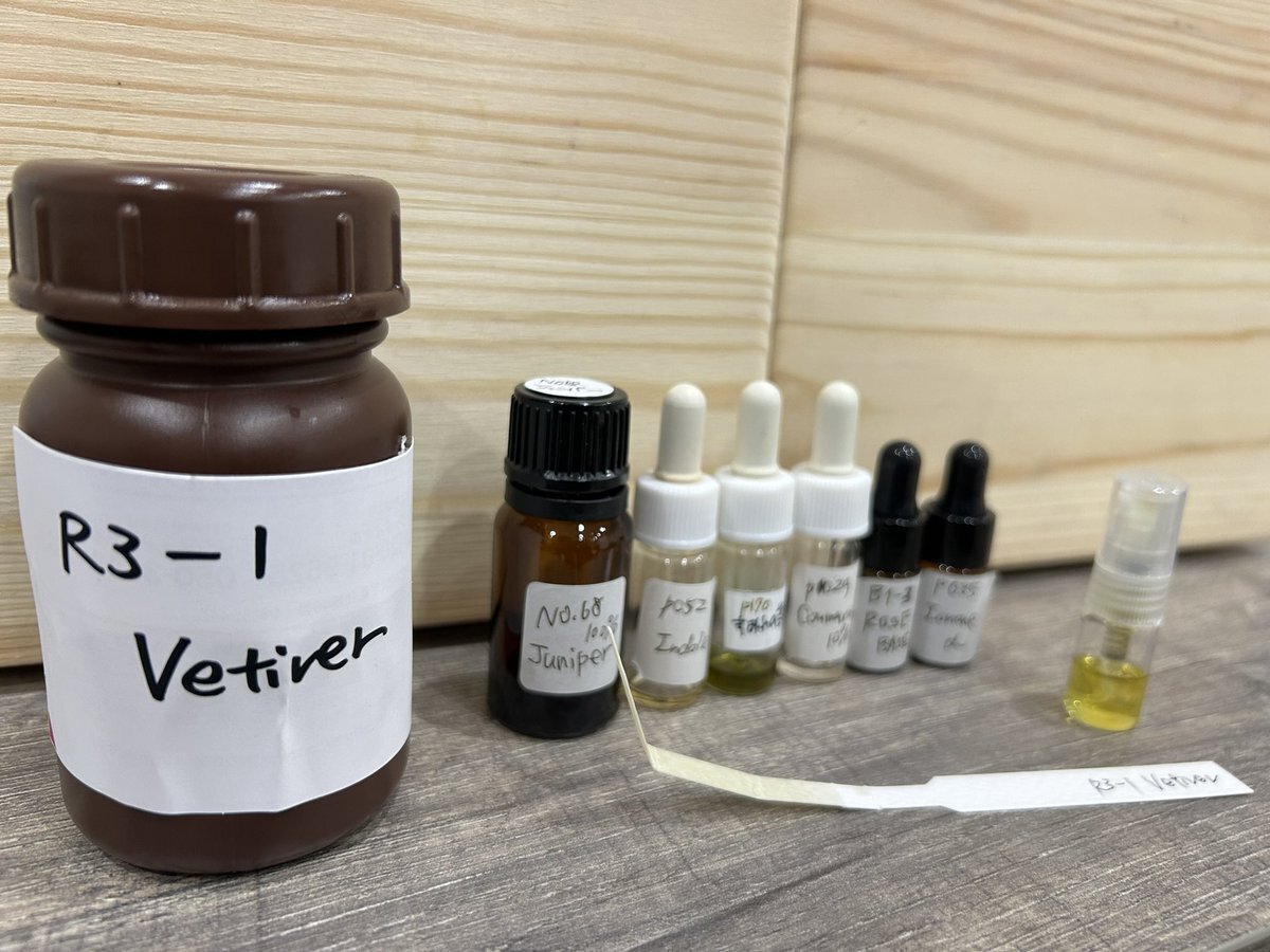 今日はベチバーフレグランスの創香にチャレンジ｜yusuke masaki