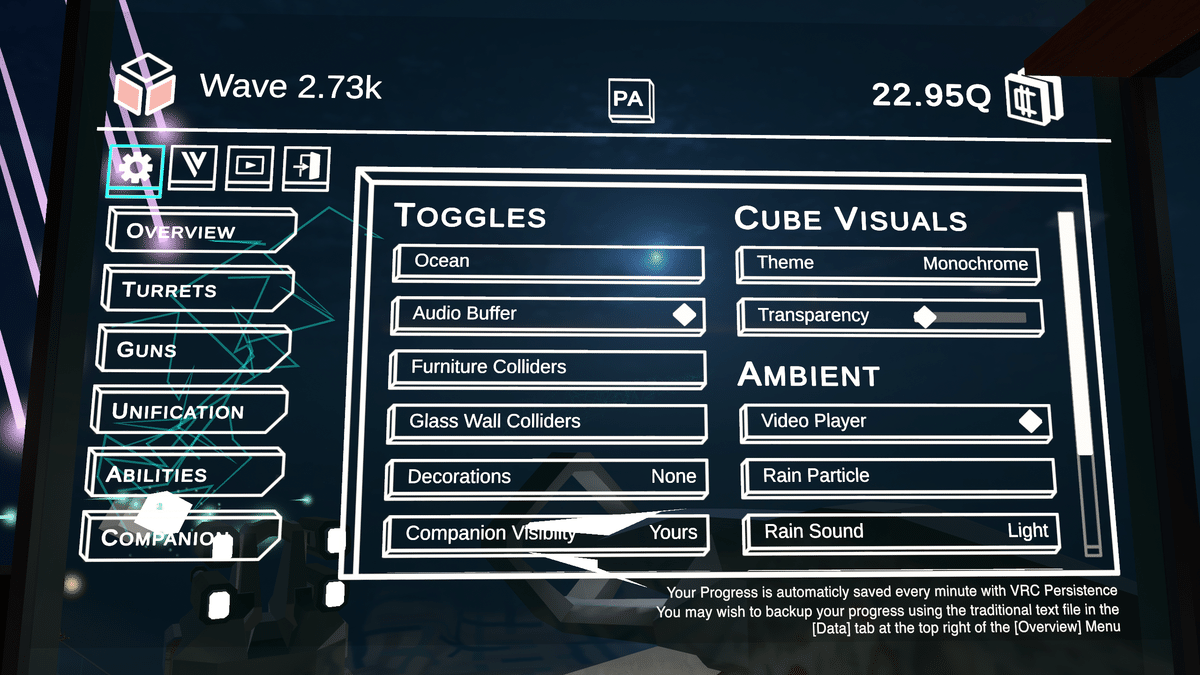 VRChatのIdle Cube日本語説明（2025/03/26更新）｜ねろ