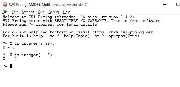 Prolog処理系比較：SWI-PrologとAZ-Prolog, GNU prolog のinteger/1｜ちょっこう