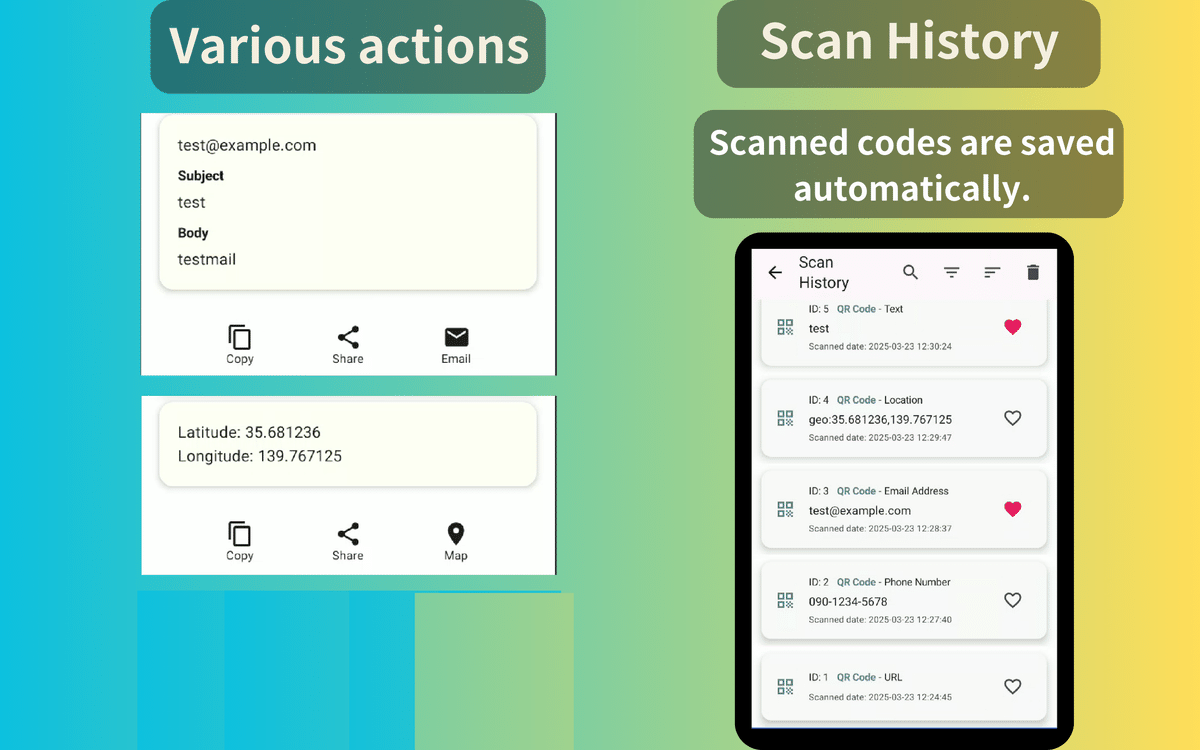 "QR & Barcode Scanner All-in-1" app has been released (Android and Fire ...