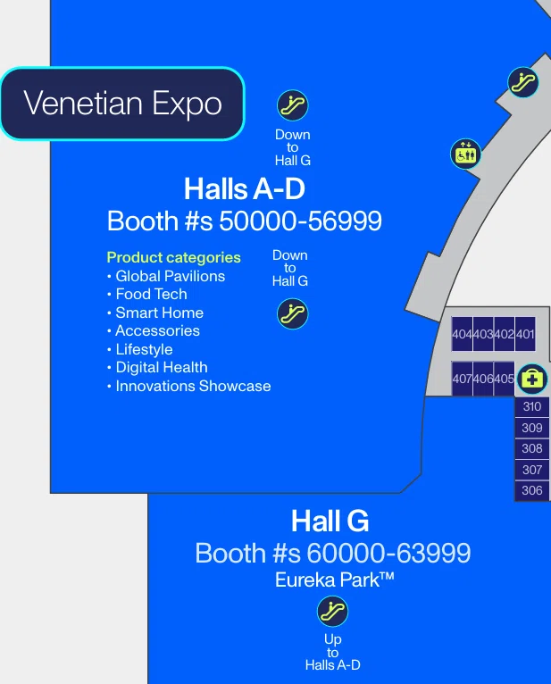 CES 2025 Venetian Campus の回り方｜Digital MICE（デジタル マイス）