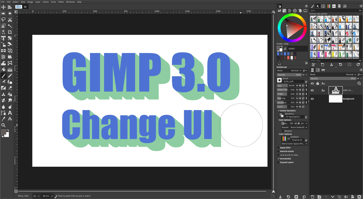 GIMP3.0：UIの設定（その2）｜Histone