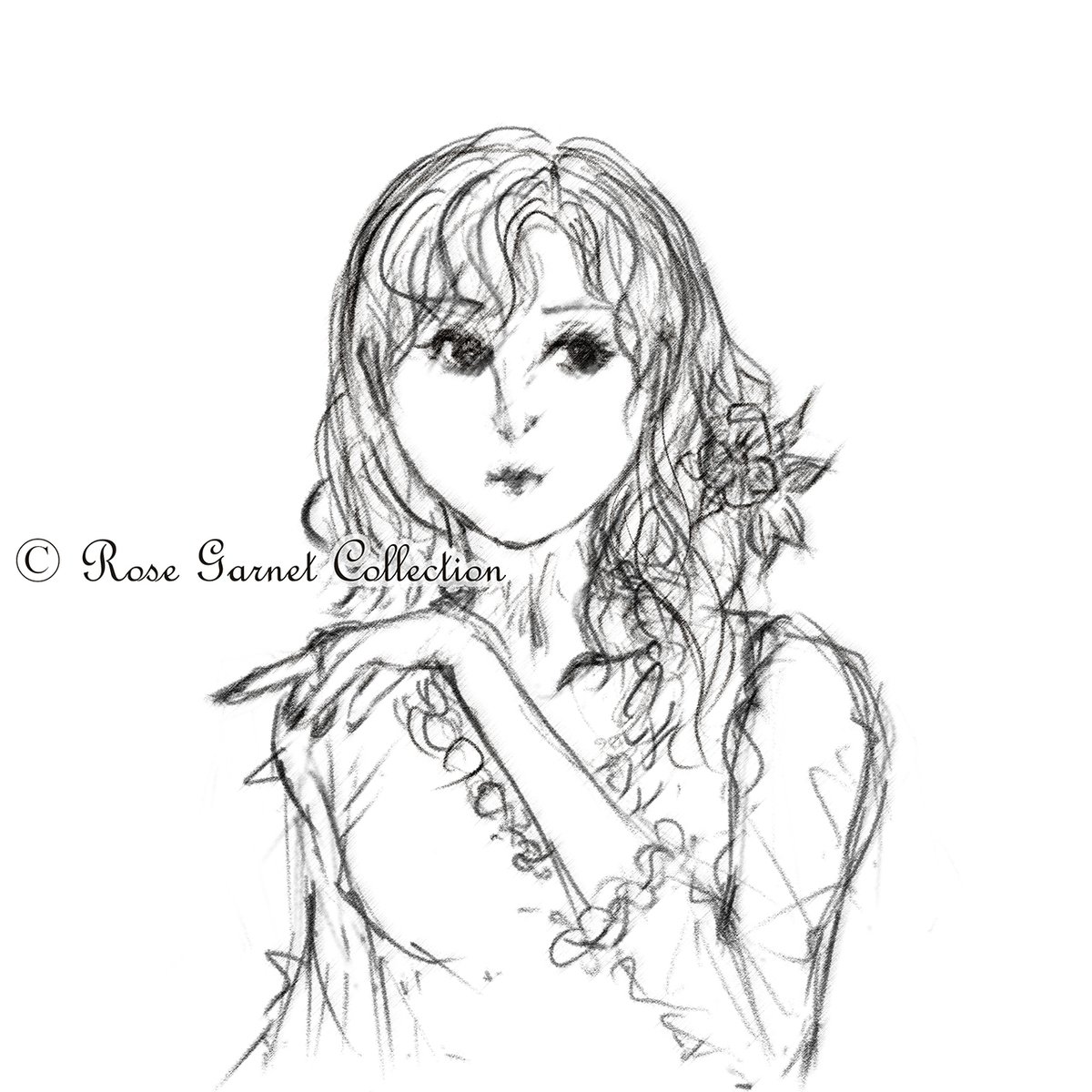 唇：my illustration｜Rose Garnet