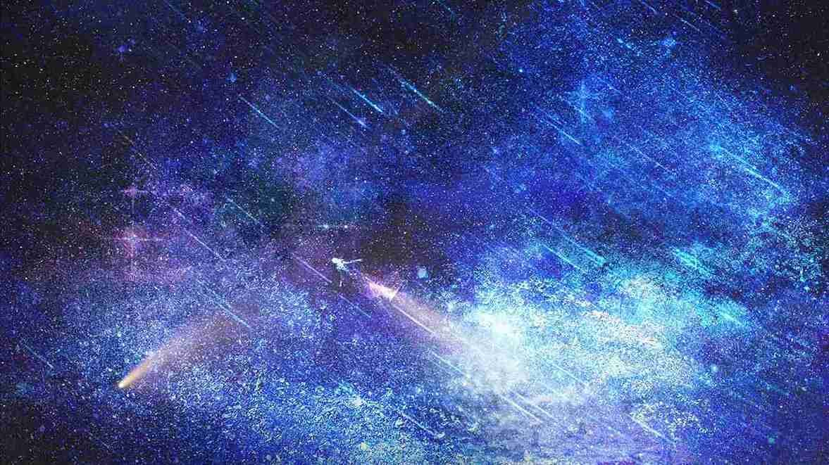 宇宙に降る存在の雨——《Cosmic Rain》作品解説｜Luminousism Art (累光派 アート）