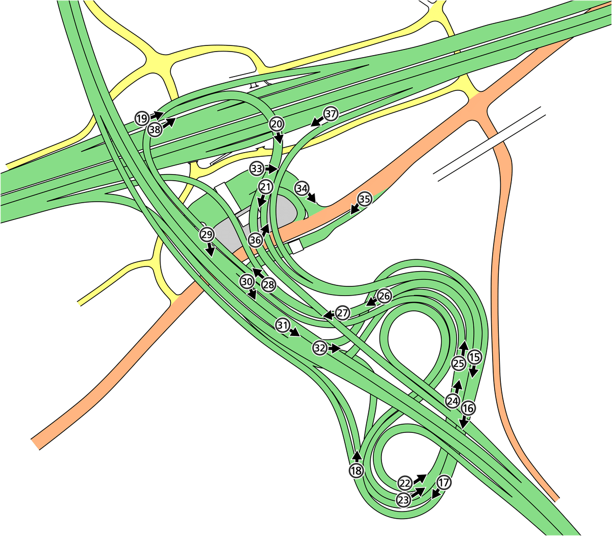 E1 名神高速 33-3 大山崎JCT/IC/BS｜know where to run / のうえあとらん